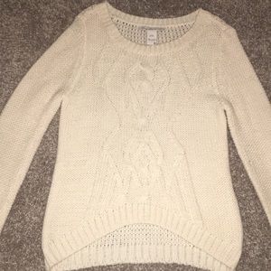 American Rag | Sweaters | Chunky Knit Cream Colored Sweater | Poshmark